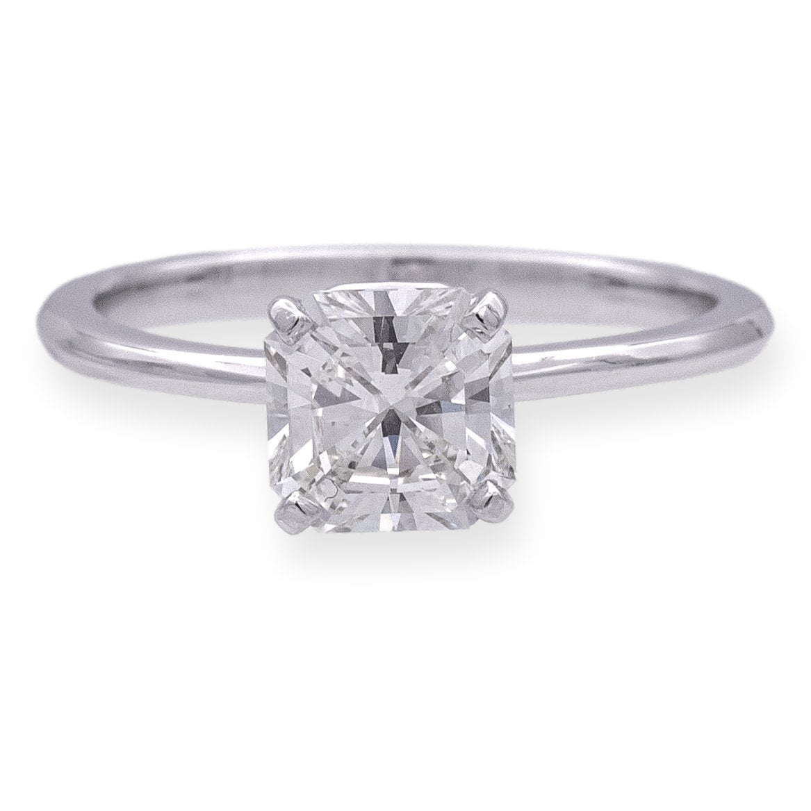 Tiffany & Co. Platinum True Cut Diamond Engagement Ring 1.04ct I VVS1 ...