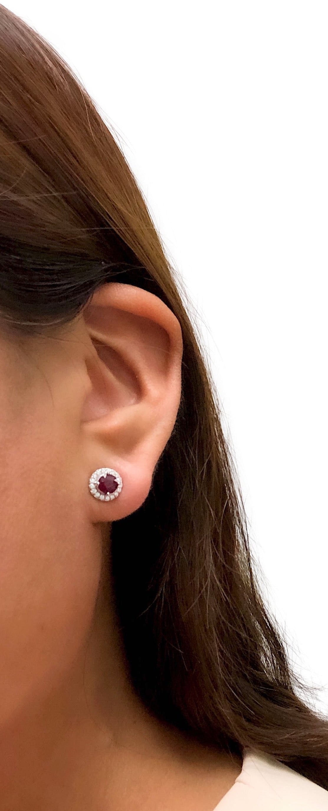Ruby stud earrings tiffany store